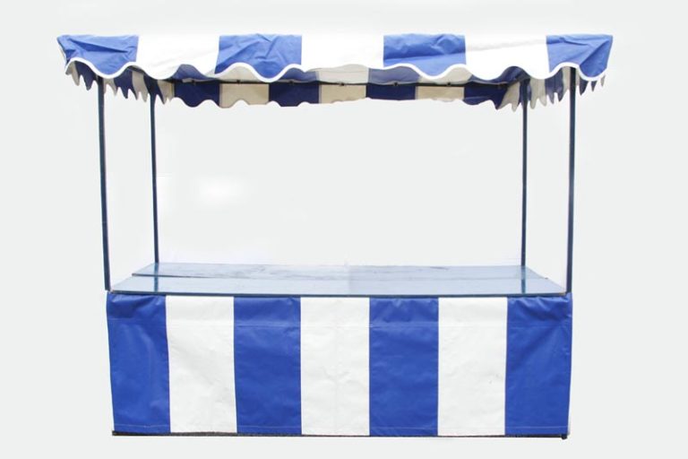 Blue and White Traders Stall – Swift Hire