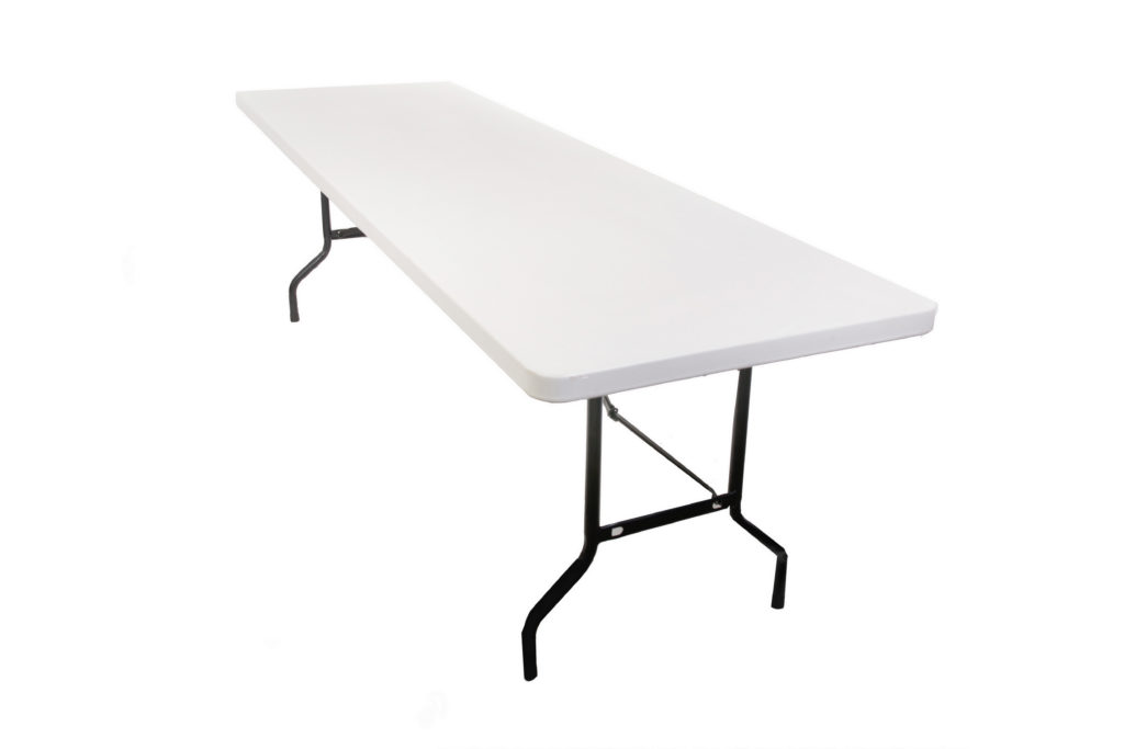 Plastic Trestle Table 6′ x 2′ 6″ – Swift Hire